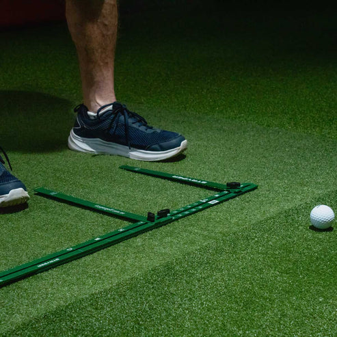 Setup Training Aid: Ball Position, Stance Width, Low Point